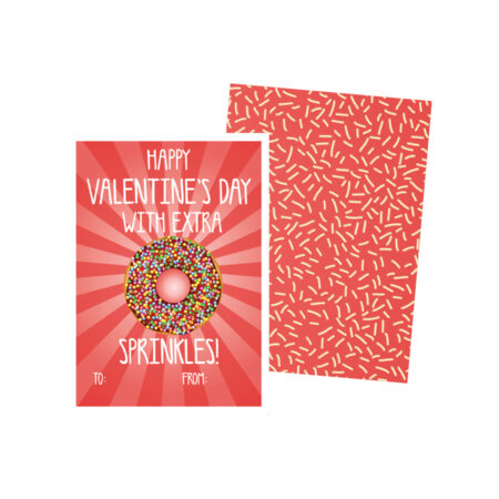 Printable Donuts Valentines Cards | Simply-Noted.com