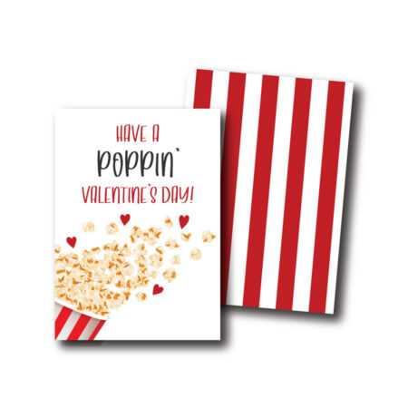 Printable Poppin' Valentines Cards | Simply-Noted.com