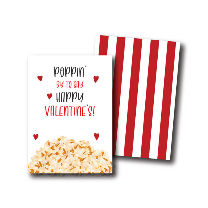 Printable Poppin' Valentines Cards | Simply-Noted.com